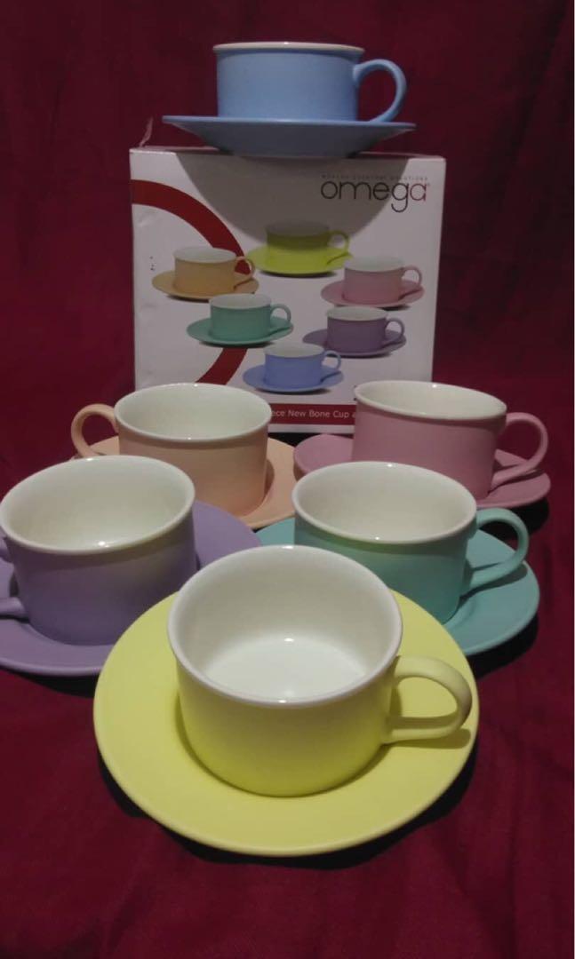 Omega Cup and Saucer 10 pieces, Furniture & Home Living, Kitchenware ...