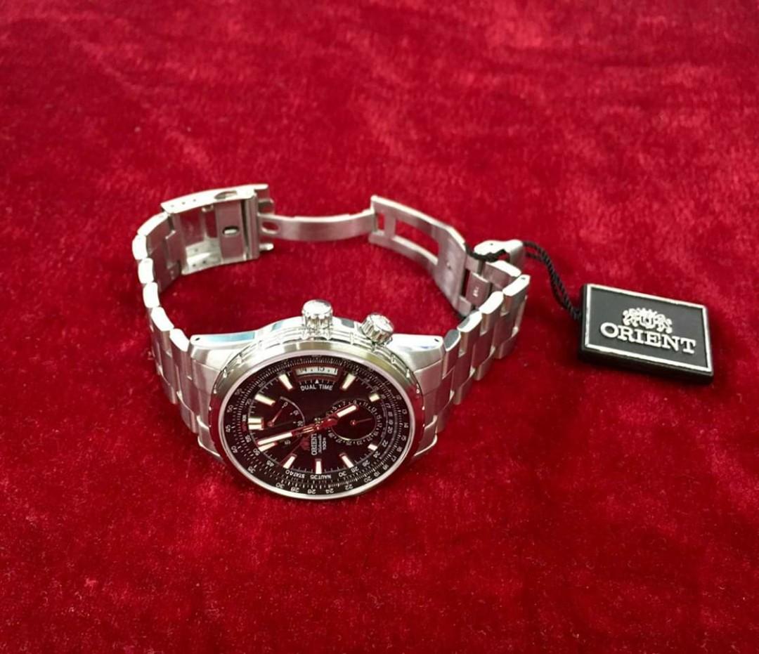 Rare Orient Dual Time Automatic Watch, Luxury, Watches on Carousell