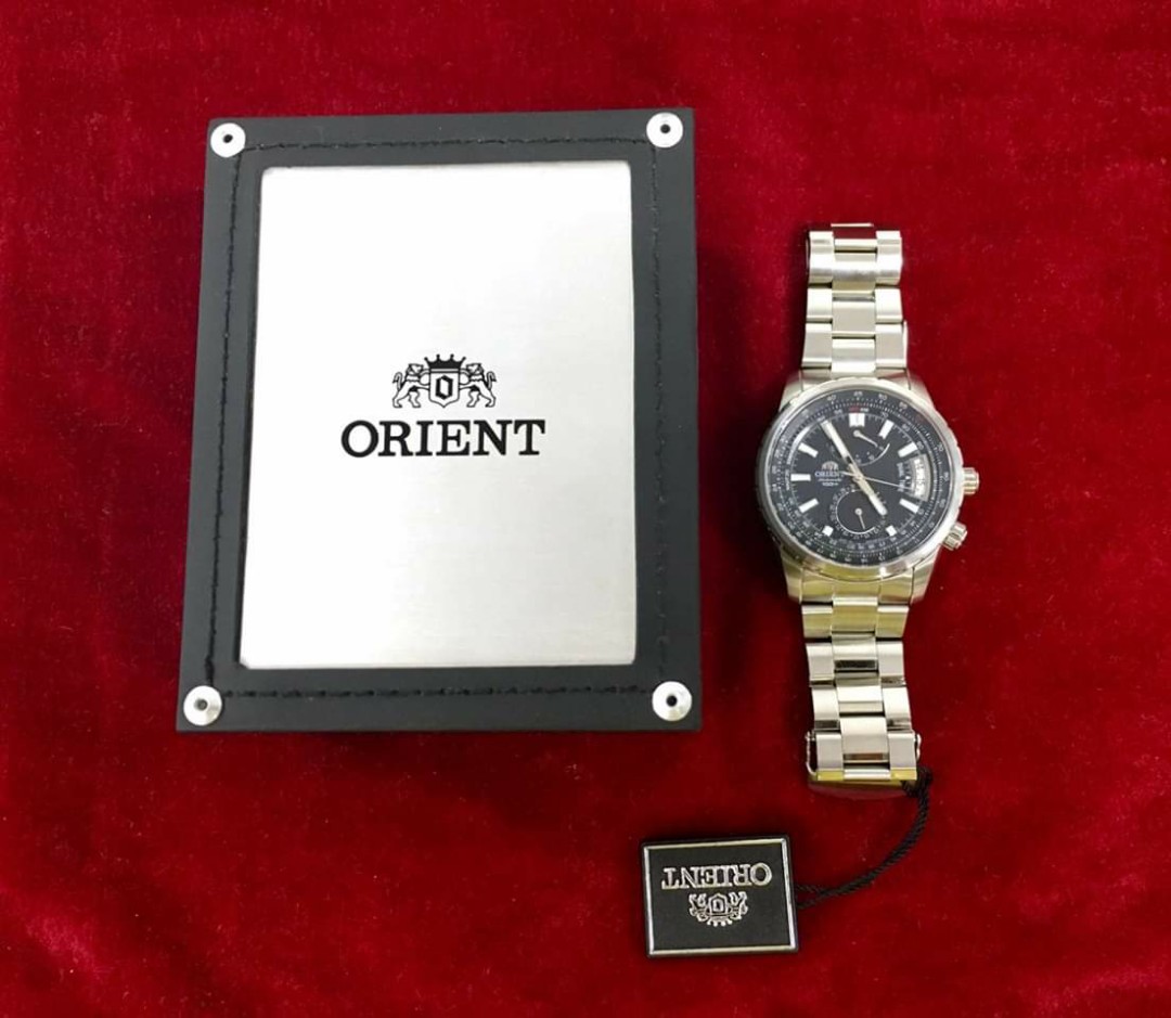 Rare Orient Dual Time Automatic Watch, Luxury, Watches on Carousell