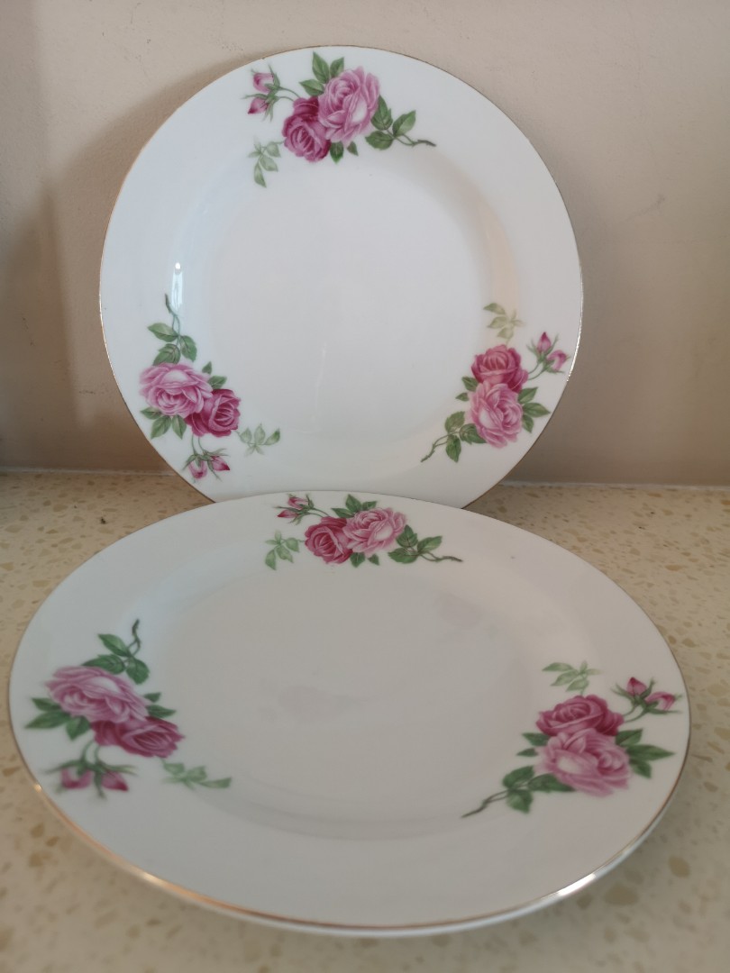 Rose Vintage Plates, Hobbies & Toys, Memorabilia & Collectibles ...