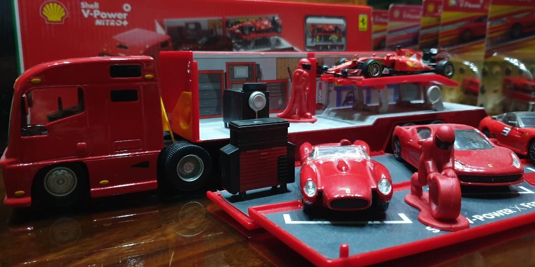 Shell Ferrari Toy Truck (SOLD), Hobbies & Toys, Toys & Games on Carousell