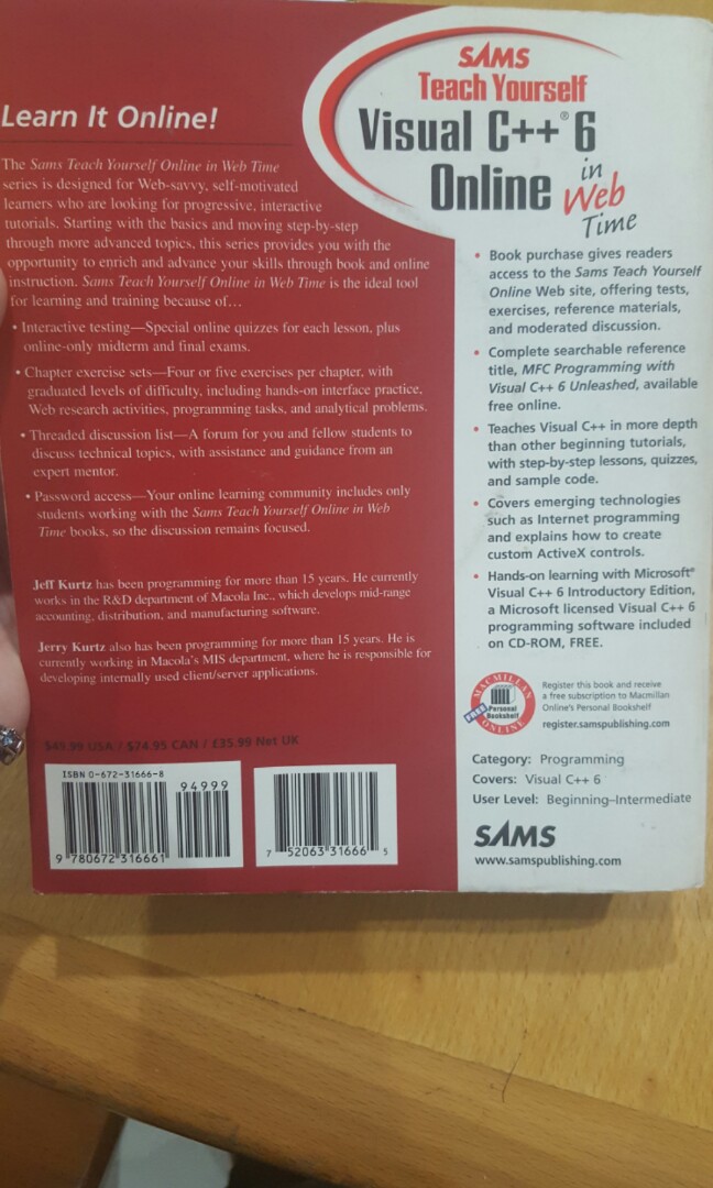 Visual C 6 Hobbies And Toys Books And Magazines Assessment Books On Carousell