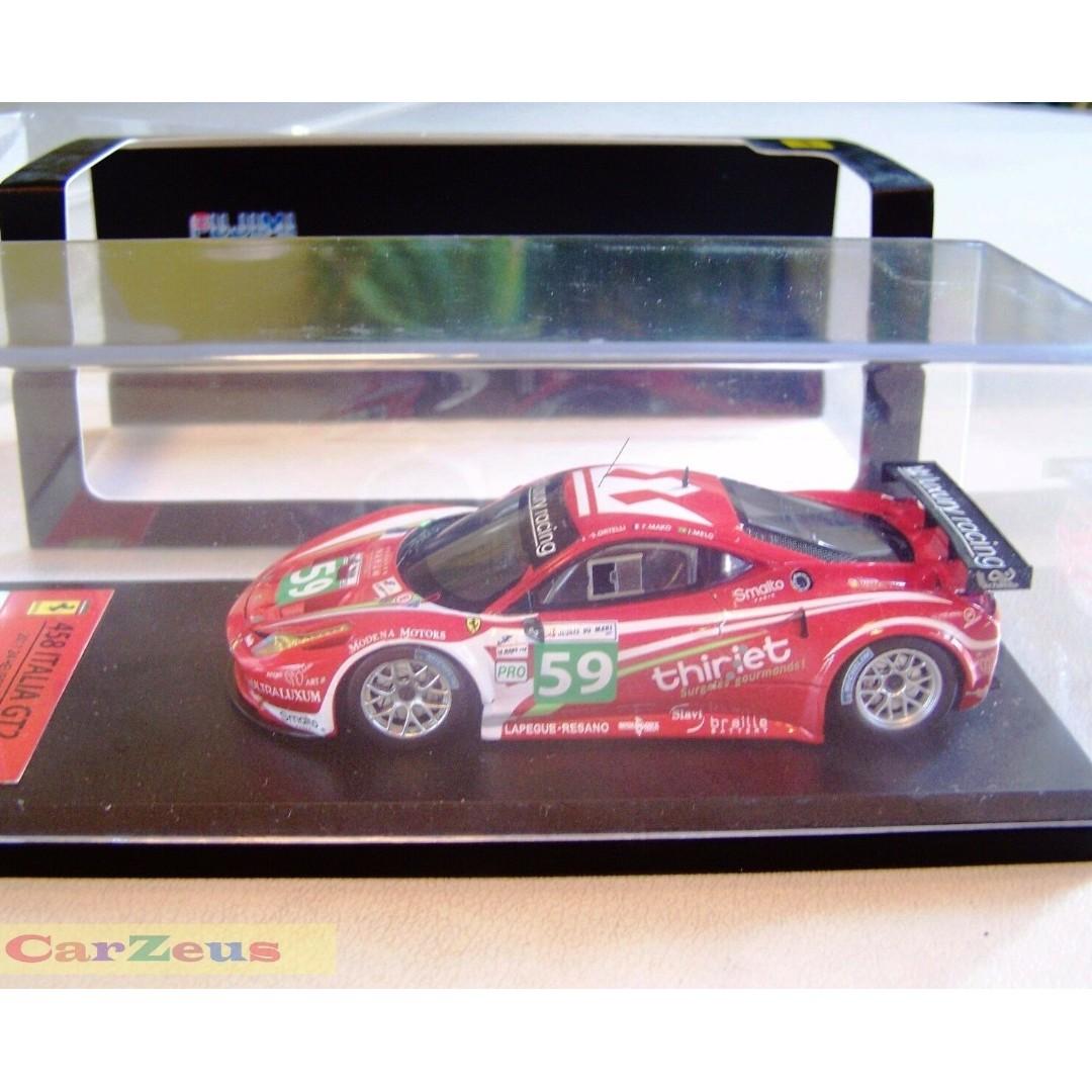 1:43 TSM Fujimi, Ferrari 458 Italia GT2, 24Hr Le Mans 2011, Luxury ...