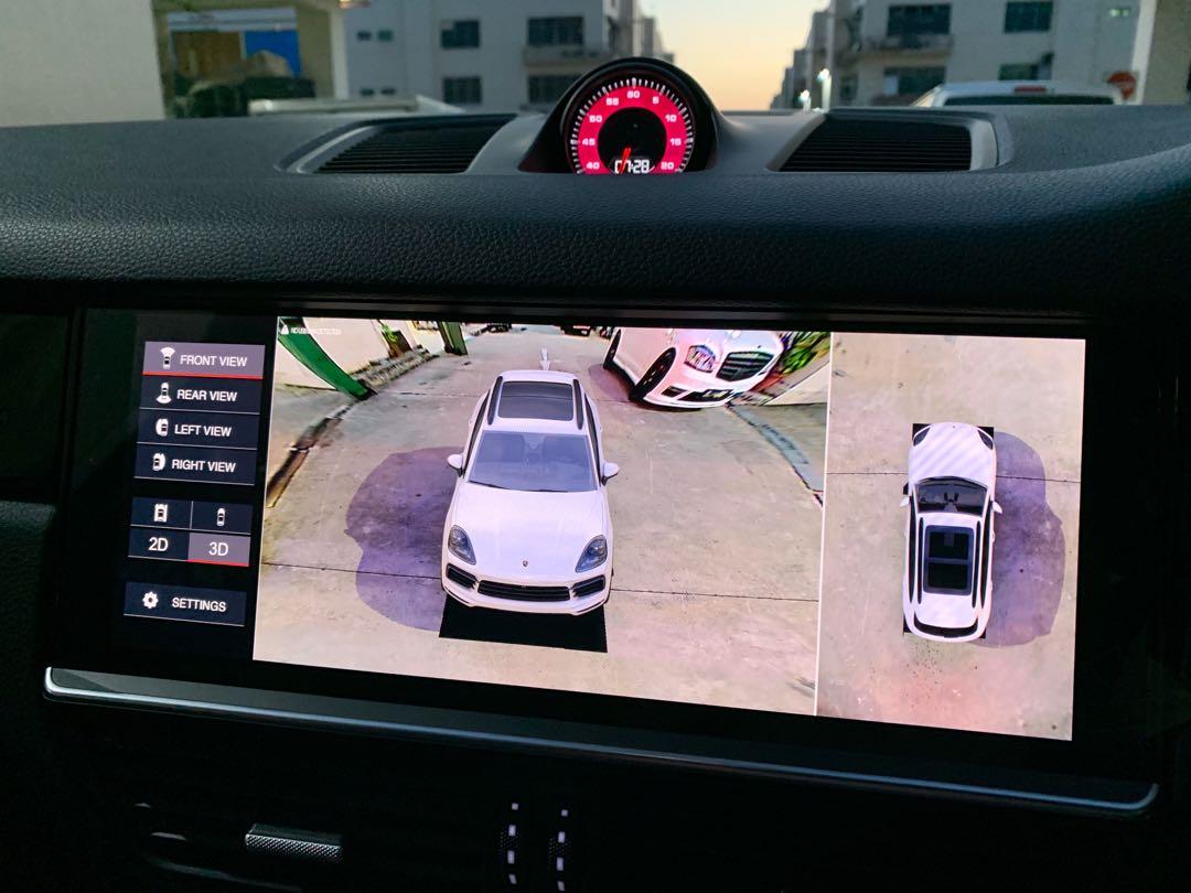 360 Surround View Cameras for Porsche Cayenne 2018 Model Onwards, Car ...