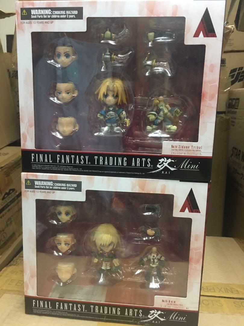 全新 日版 Square Enix 太空戰士 Final Fantasy Trading Arts Kai 改 mini Zidane ...