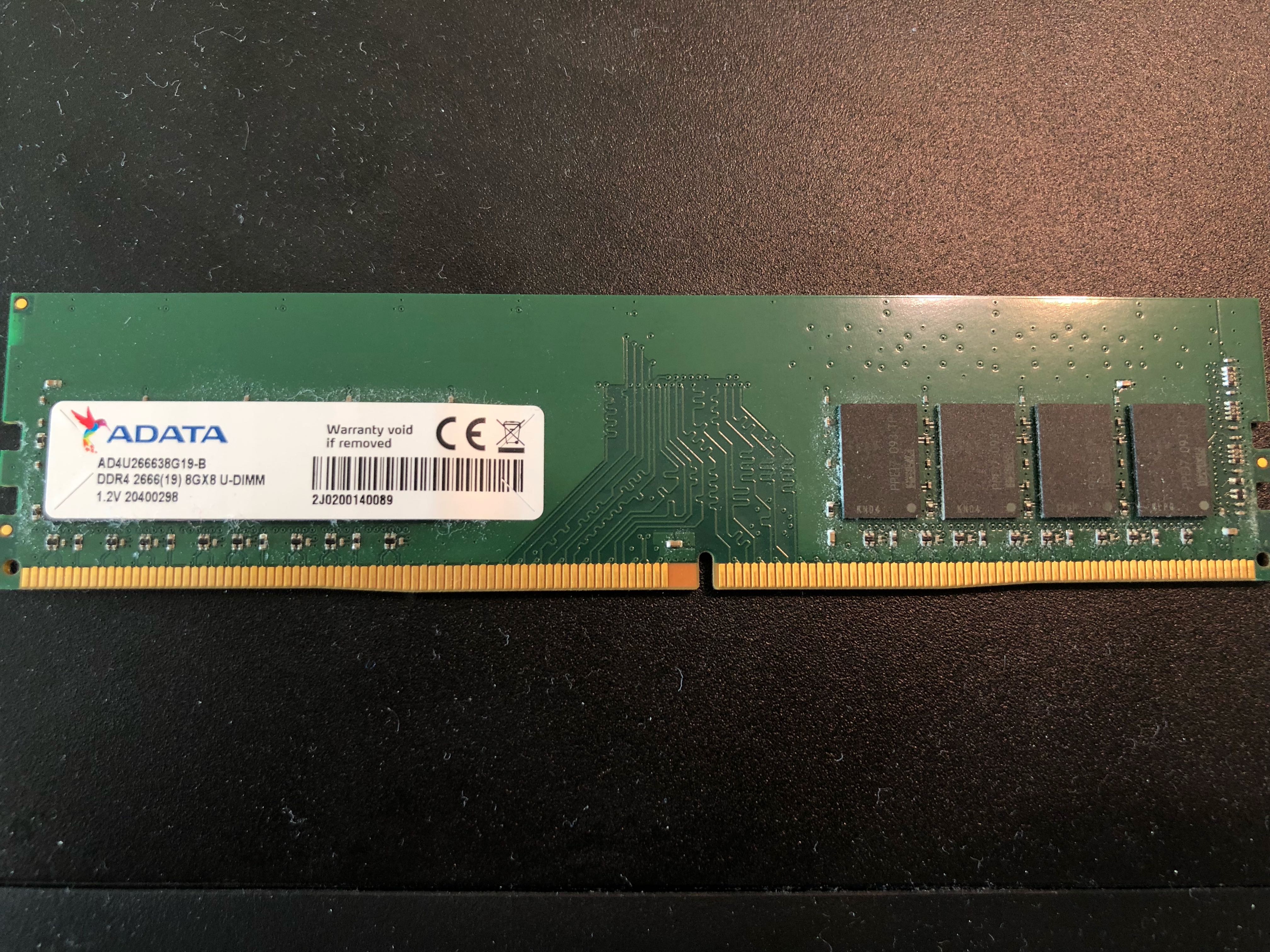 Adata ddr4 2666 8gb ram, 電腦＆科技, 手提電腦 - Carousell