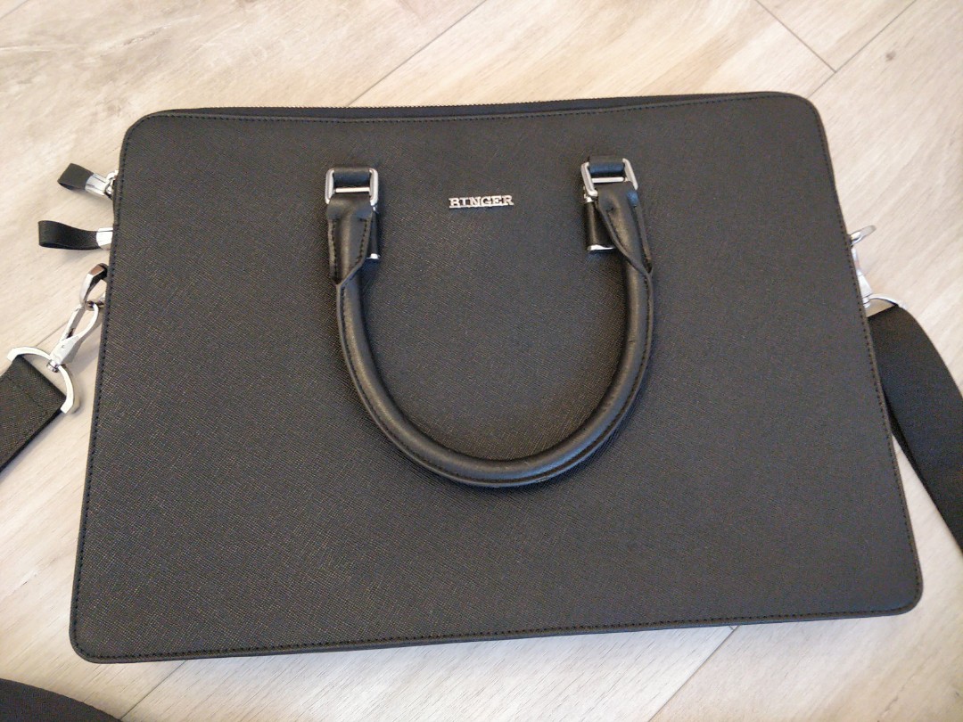 BINGER briefcase / work bag, Luxury, Bags & Wallets on Carousell