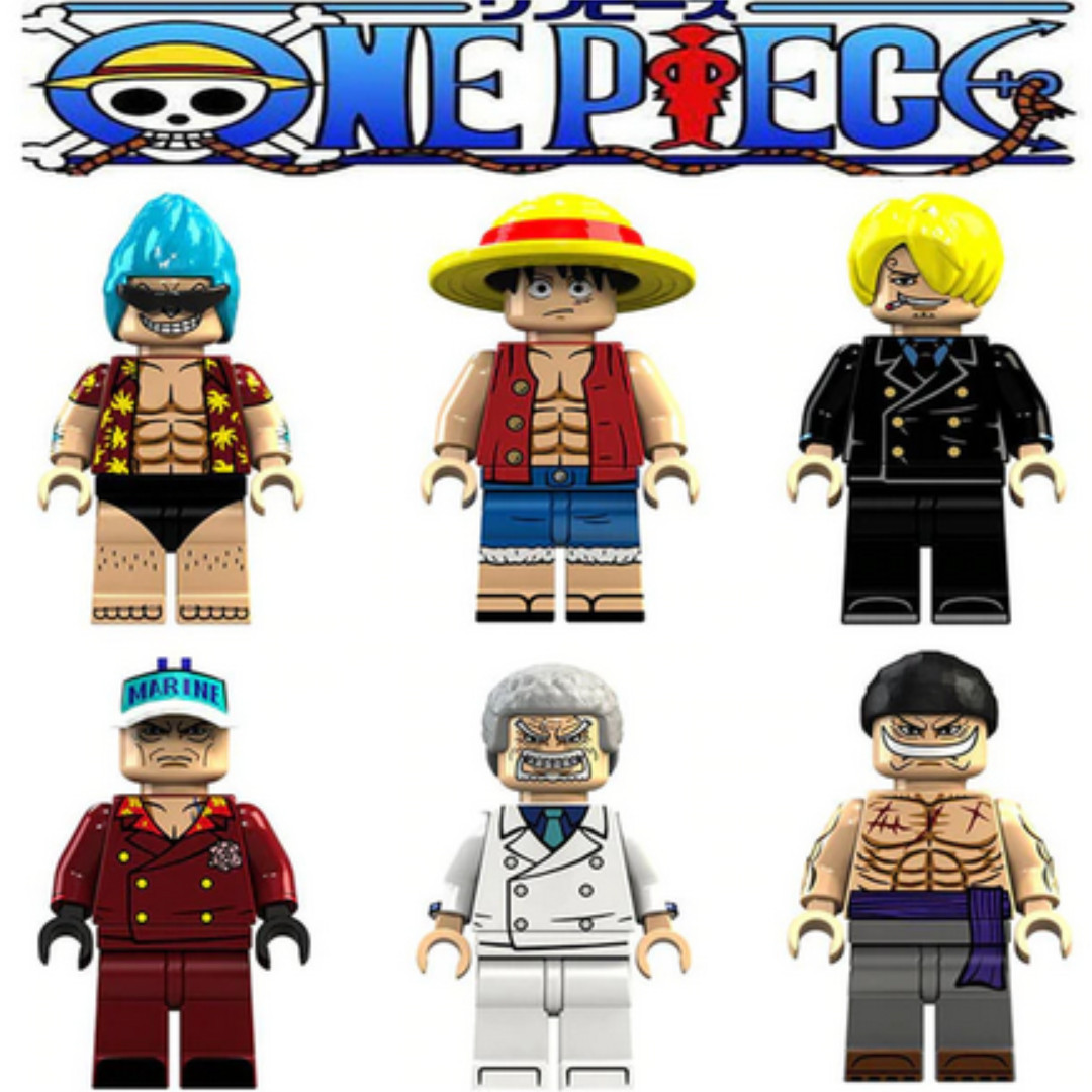 Brick Figures - 2 Sets of One Piece Anime, Hobbies & Toys, Toys & Games ...