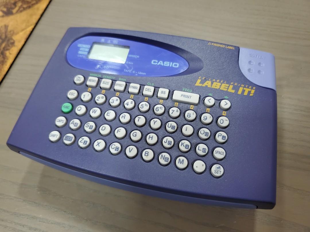 Casio kl-60 label printer, 興趣及遊戲, 手作＆自家設計, 文具 - Carousell