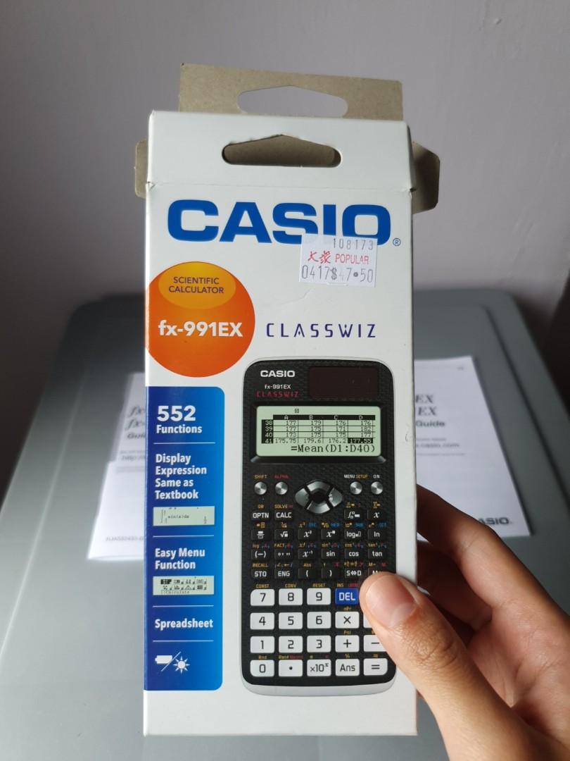 Casio matrix Calculator fx-991EX, Computers & Tech, Printers, Scanners ...