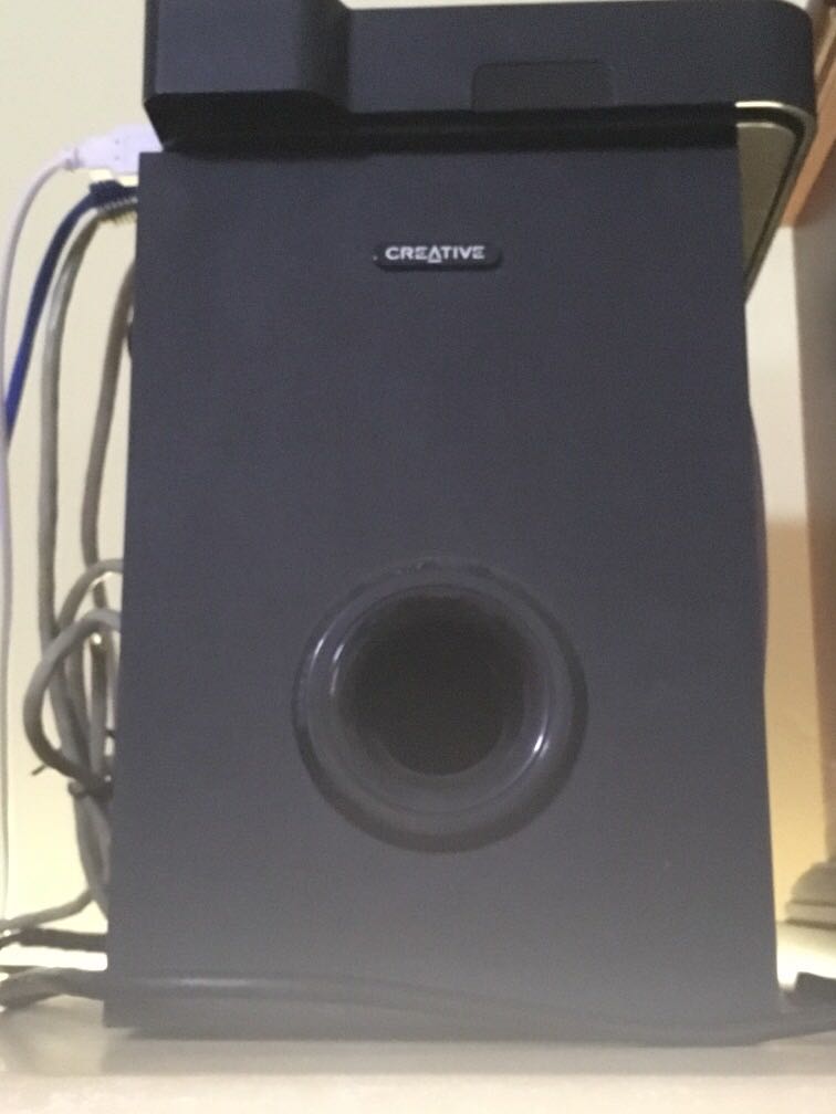 Creative subwoofer and speakers, TV & Home Appliances, TV ...