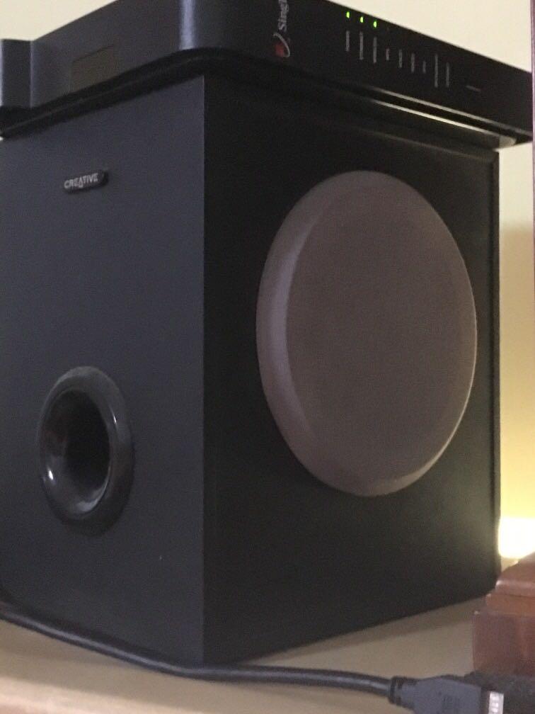 Creative subwoofer and speakers, TV & Home Appliances, TV ...