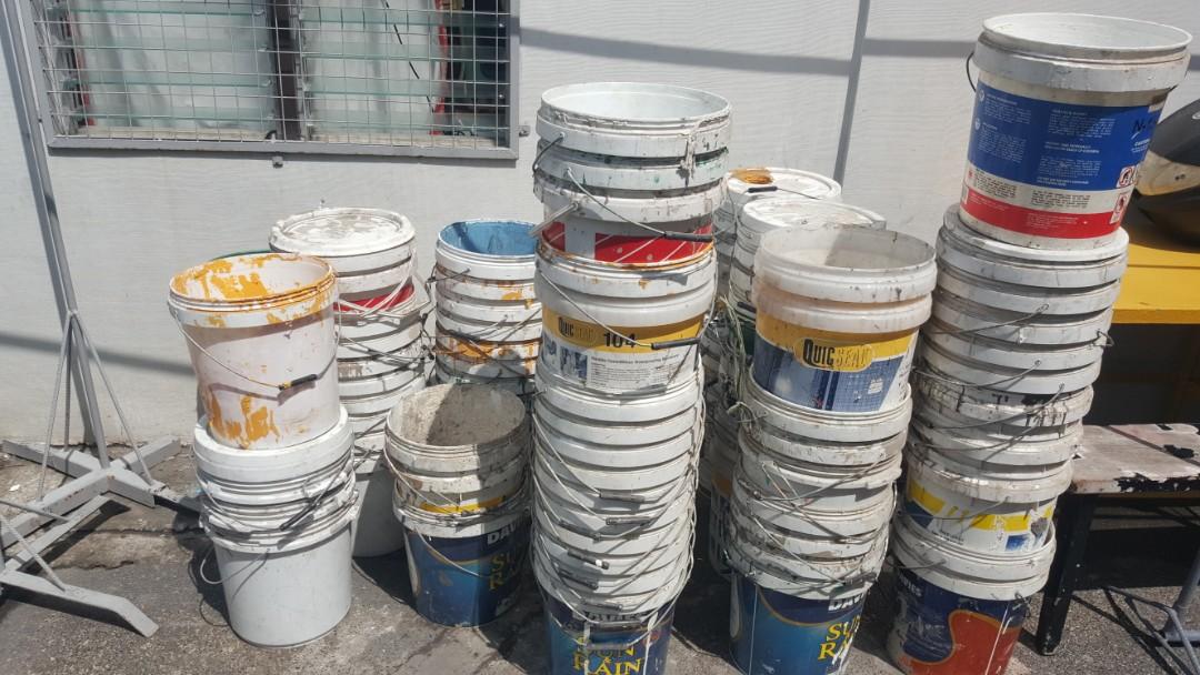 Empty pails, Commercial & Industrial, Construction & Building Materials ...