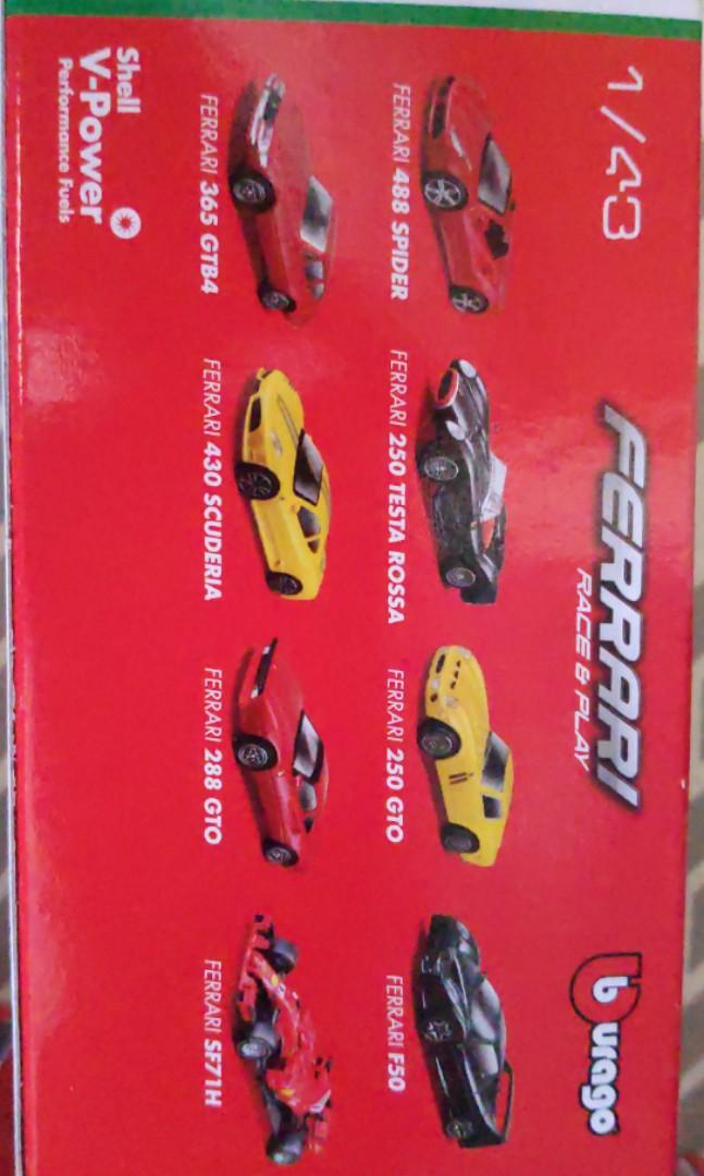 FERRARI BURAGO SHELL LIMITED EDITION, Hobbies & Toys, Collectibles ...