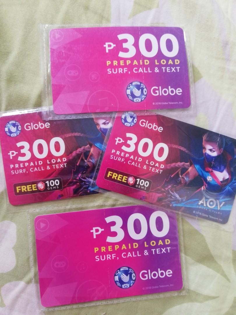 GLOBE LOAD CARD/S, Tickets & Vouchers, Store Credits on Carousell