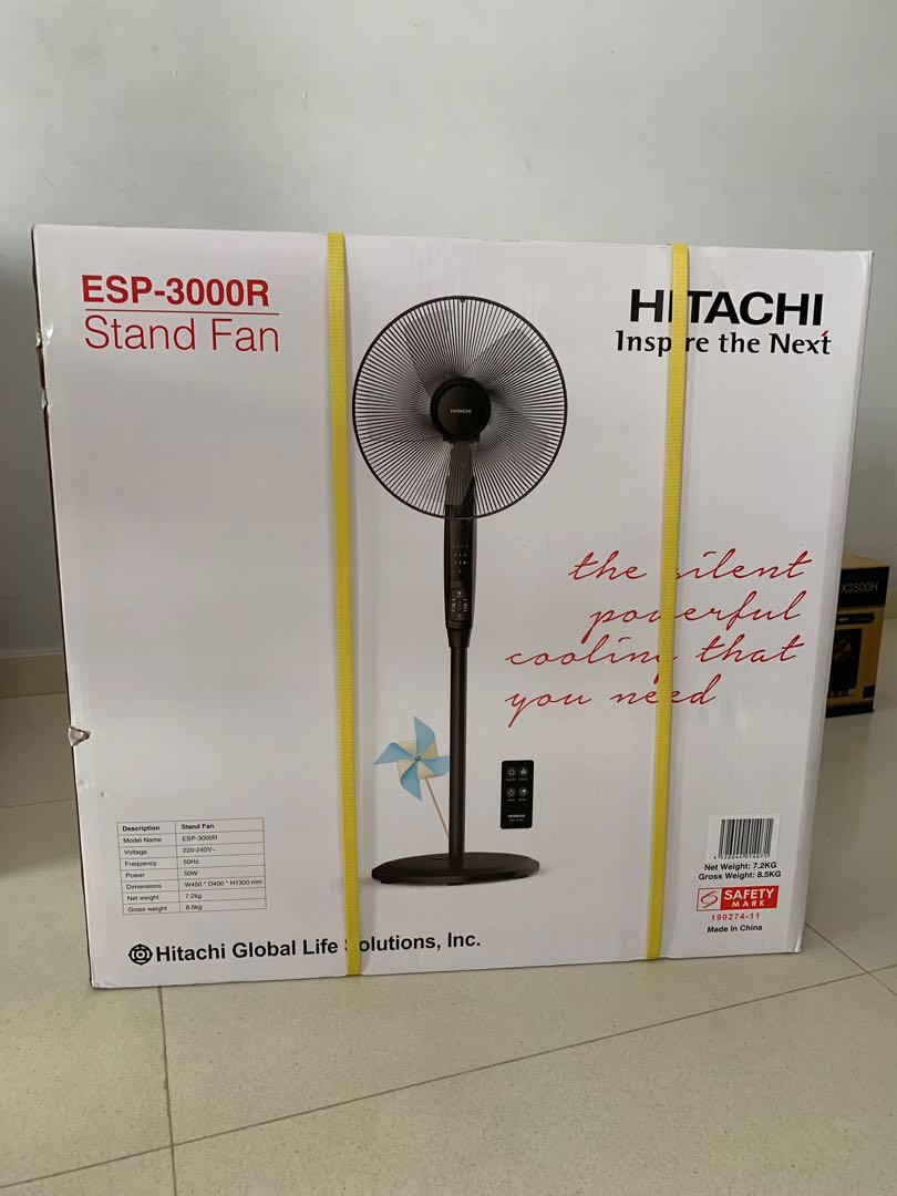 Hitachi Stand Fan, Furniture & Home Living, Lighting & Fans, Fans on ...