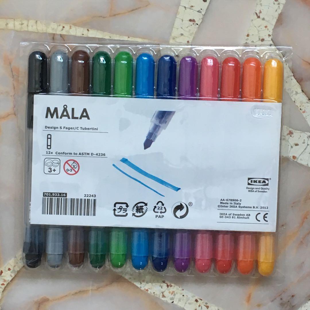 IKEA Mala Felt-tip pen, Hobbies & Toys, Stationery & Craft, Craft ...