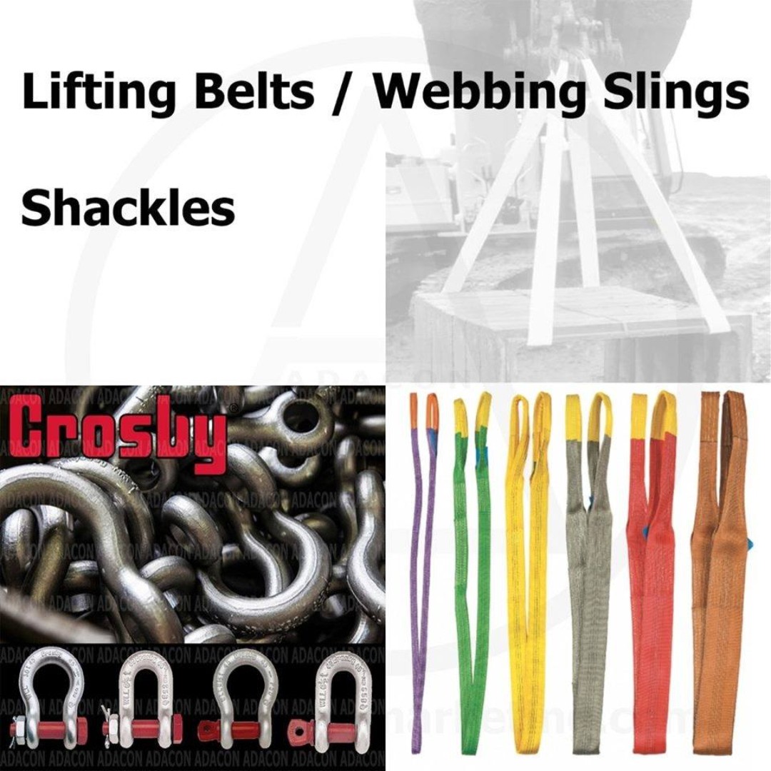 Lifting Belts Webbing Slings Shackles, Commercial & Industrial ...