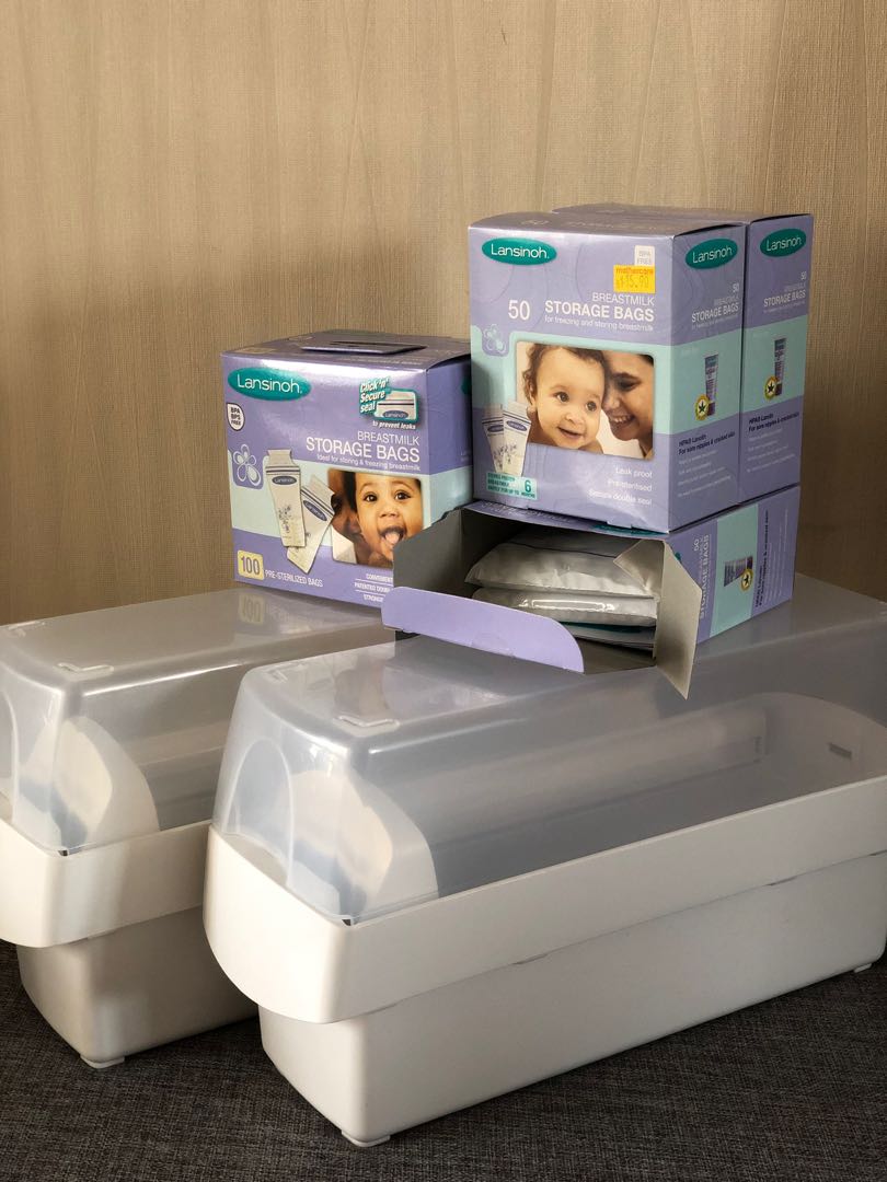 Milk Bags and Milk Storage Box, Babies & Kids, Nursing & Feeding ...