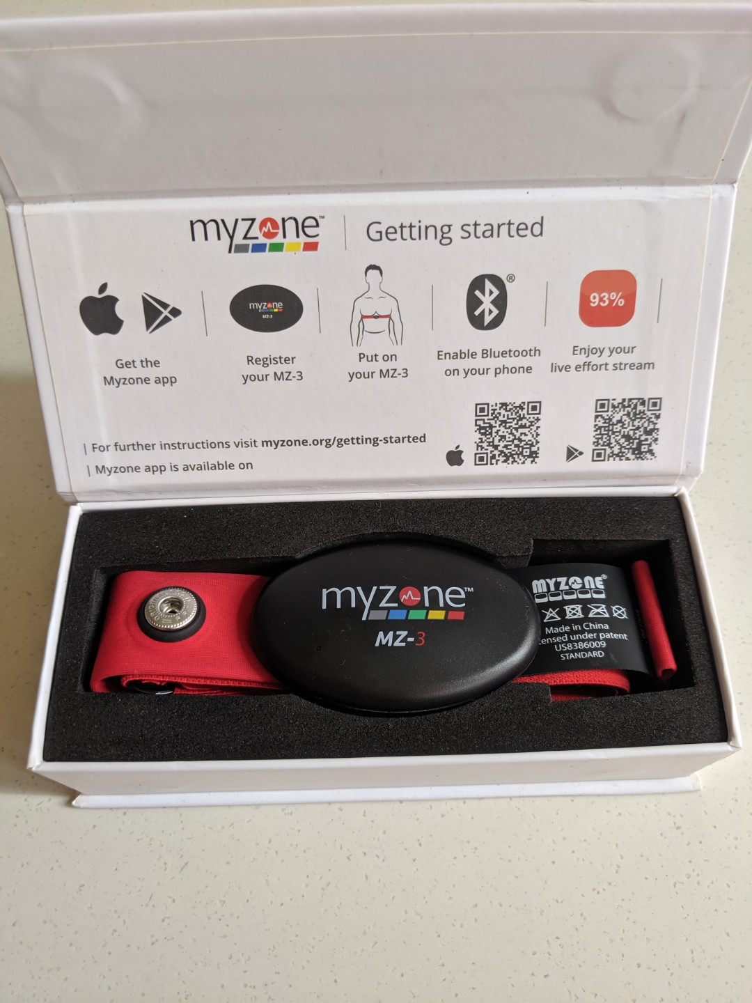 Myzone Physical Activity Belt, Health & Nutrition, Assistive ...