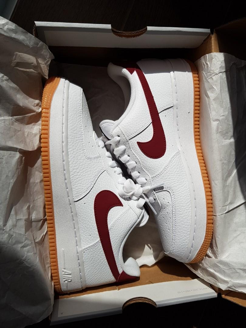 Nike Air Force 1 '07 (Red), Women's Fashion, Footwear, Sneakers on ...