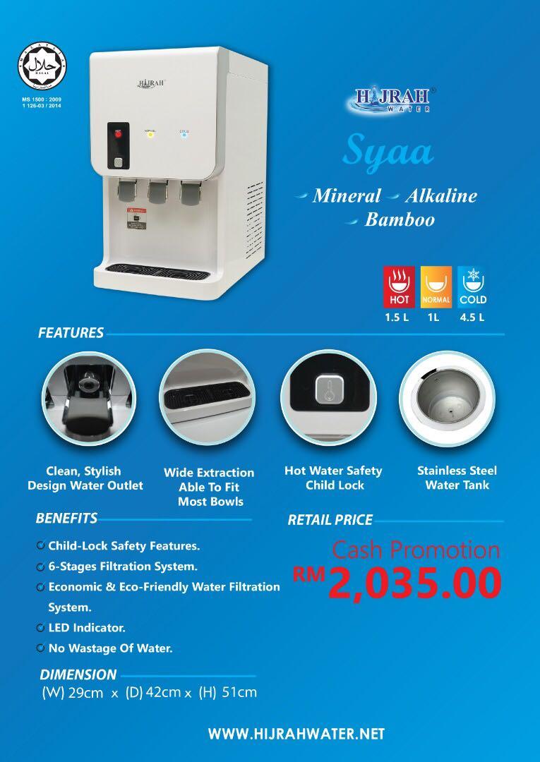 Penapis Air Hijrah, TV & Home Appliances, Kitchen Appliances, Water ...