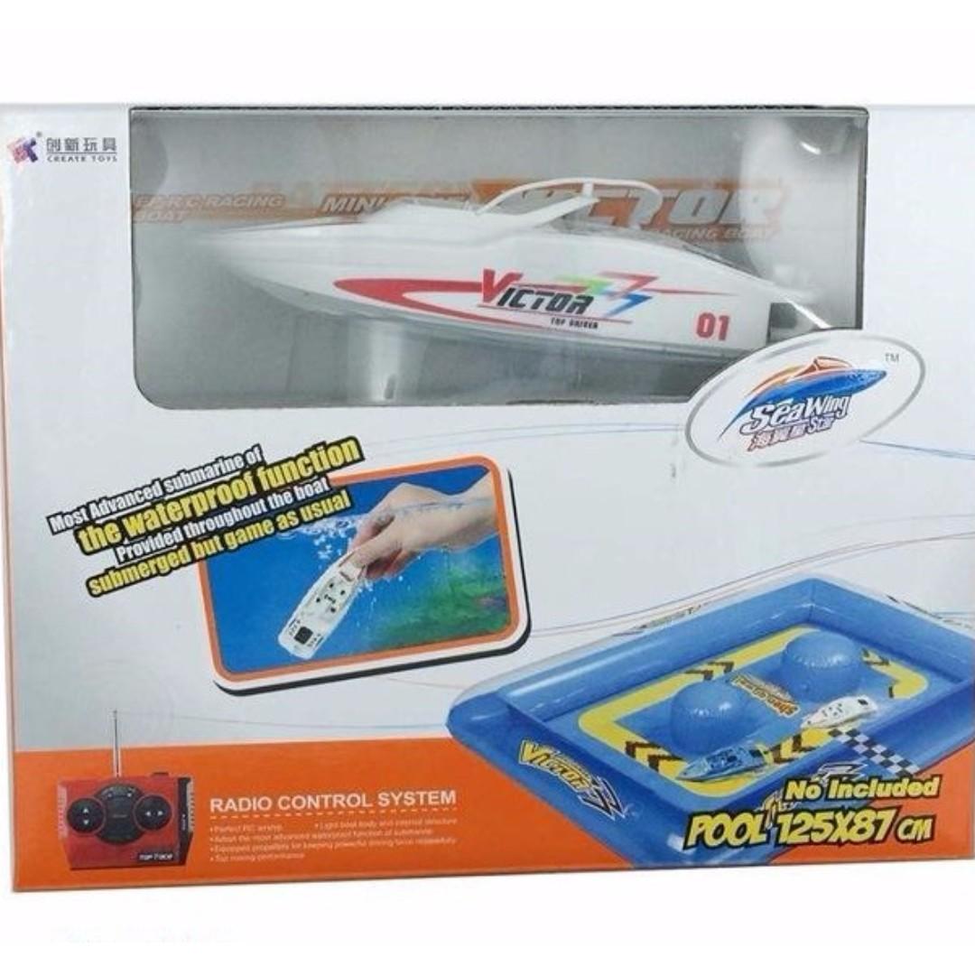RC Remote Control Radio Rechargeable Mini Jet Speed Boat Sports Ship ...
