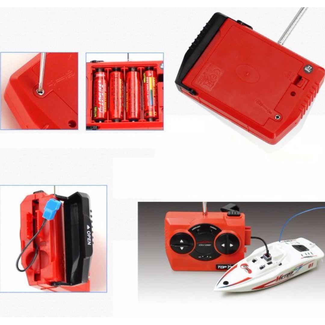 RC Remote Control Radio Rechargeable Mini Jet Speed Boat Sports Ship ...