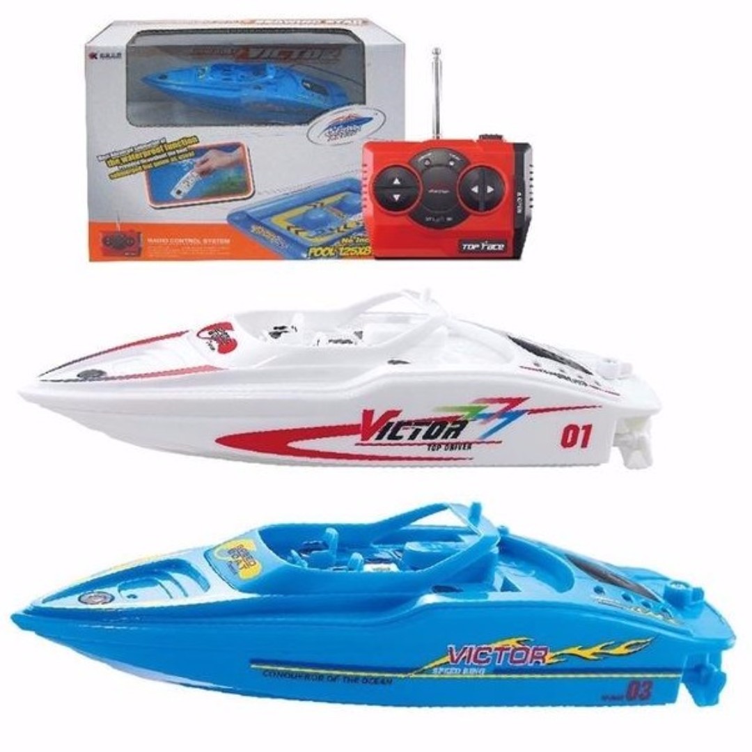 RC Remote Control Radio Rechargeable Mini Jet Speed Boat Sports Ship ...