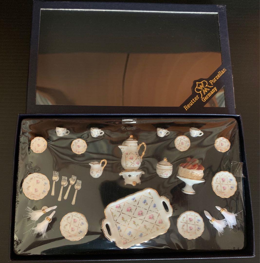 Reutter Porzellan Germany - Miniature Tea Set, Furniture & Home Living ...