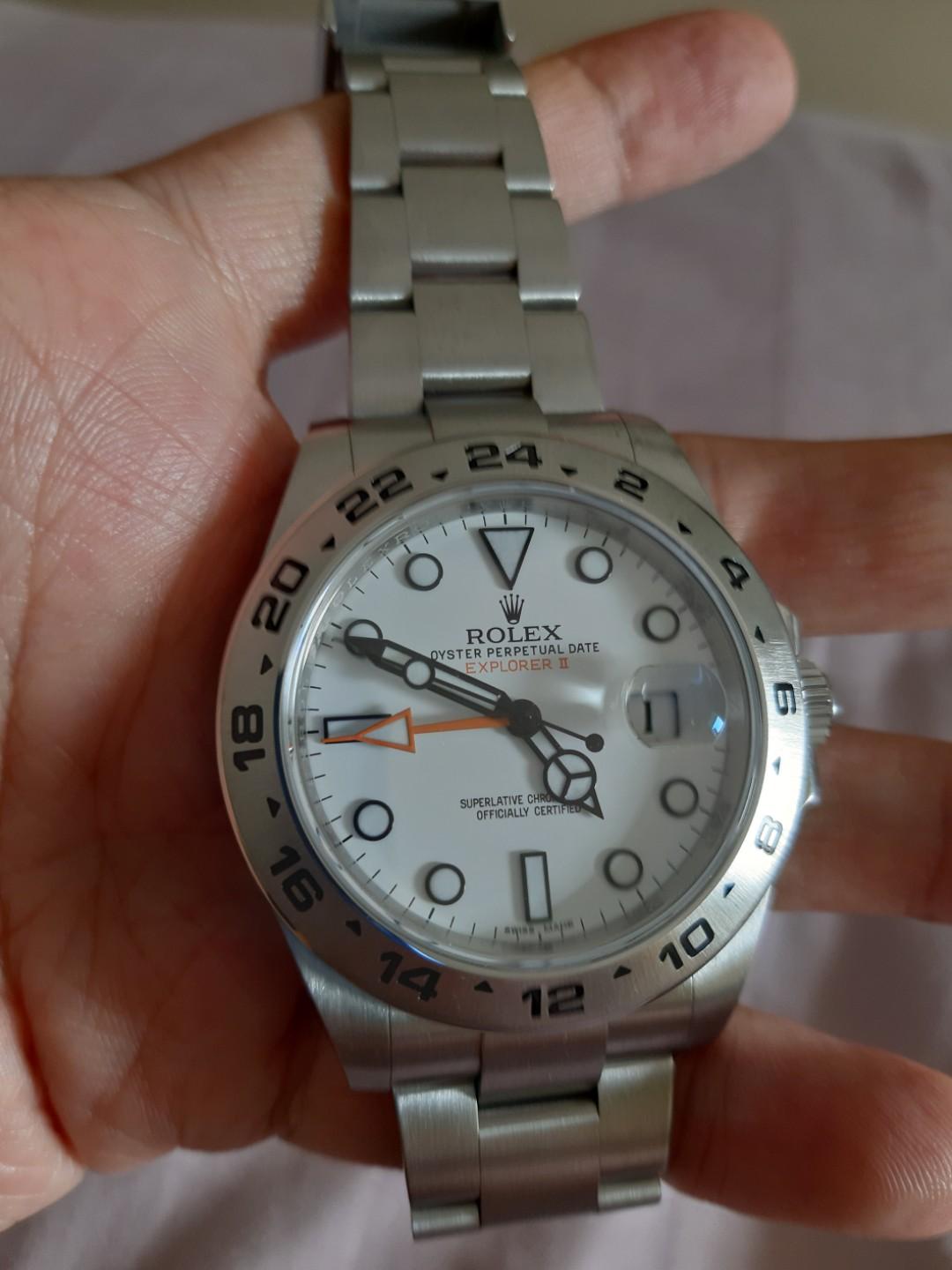 Rolex explorer 2., Luxury, Watches on Carousell
