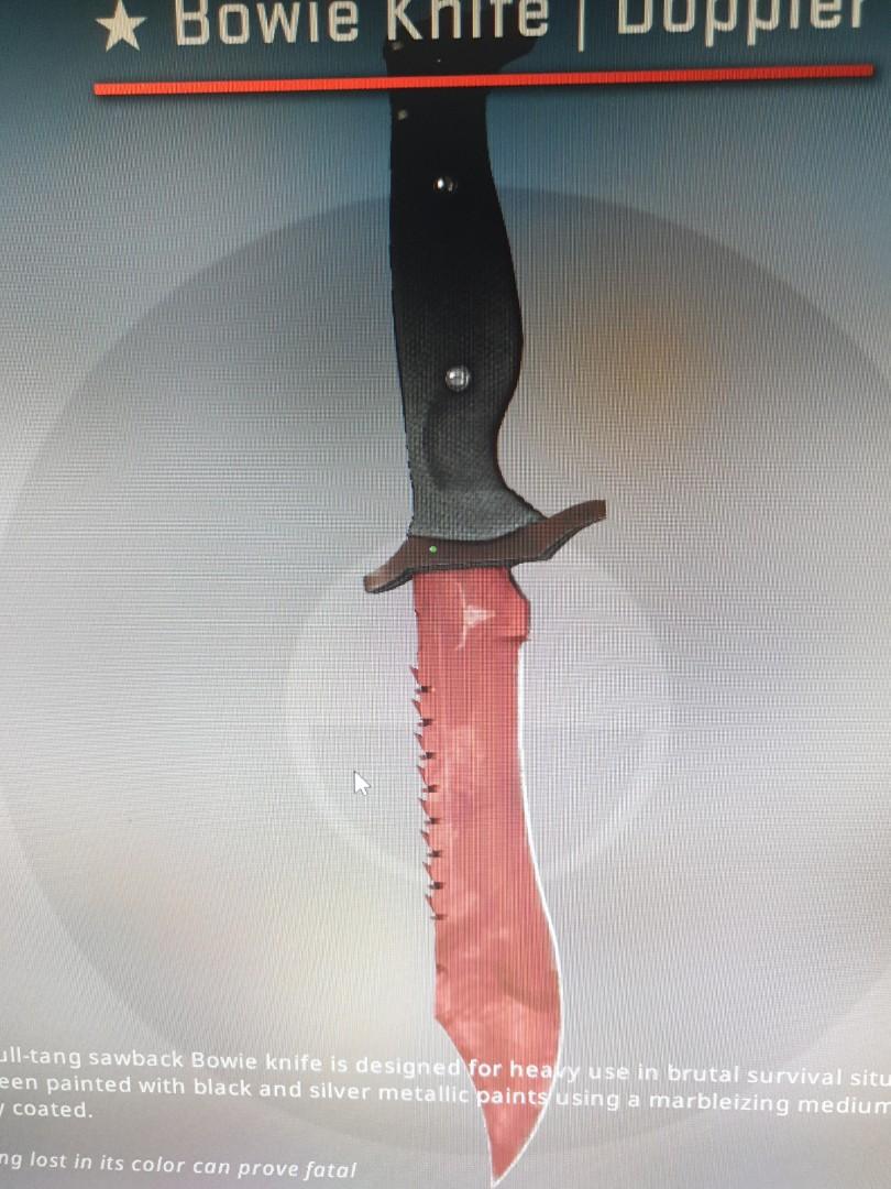 Ruby Bowie Knife Doppler 0.03float, Video Gaming, Gaming Accessories, Game Gift Cards & Accounts ...