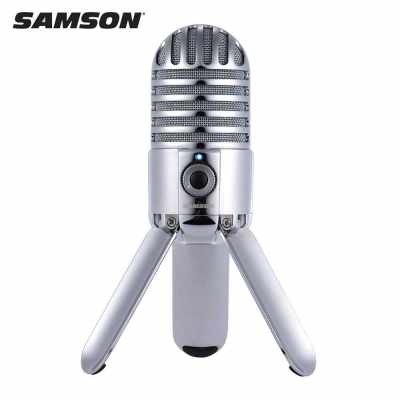 Samson Meteor Mic Studio Desktop Recording Condenser Microphone Fold ...