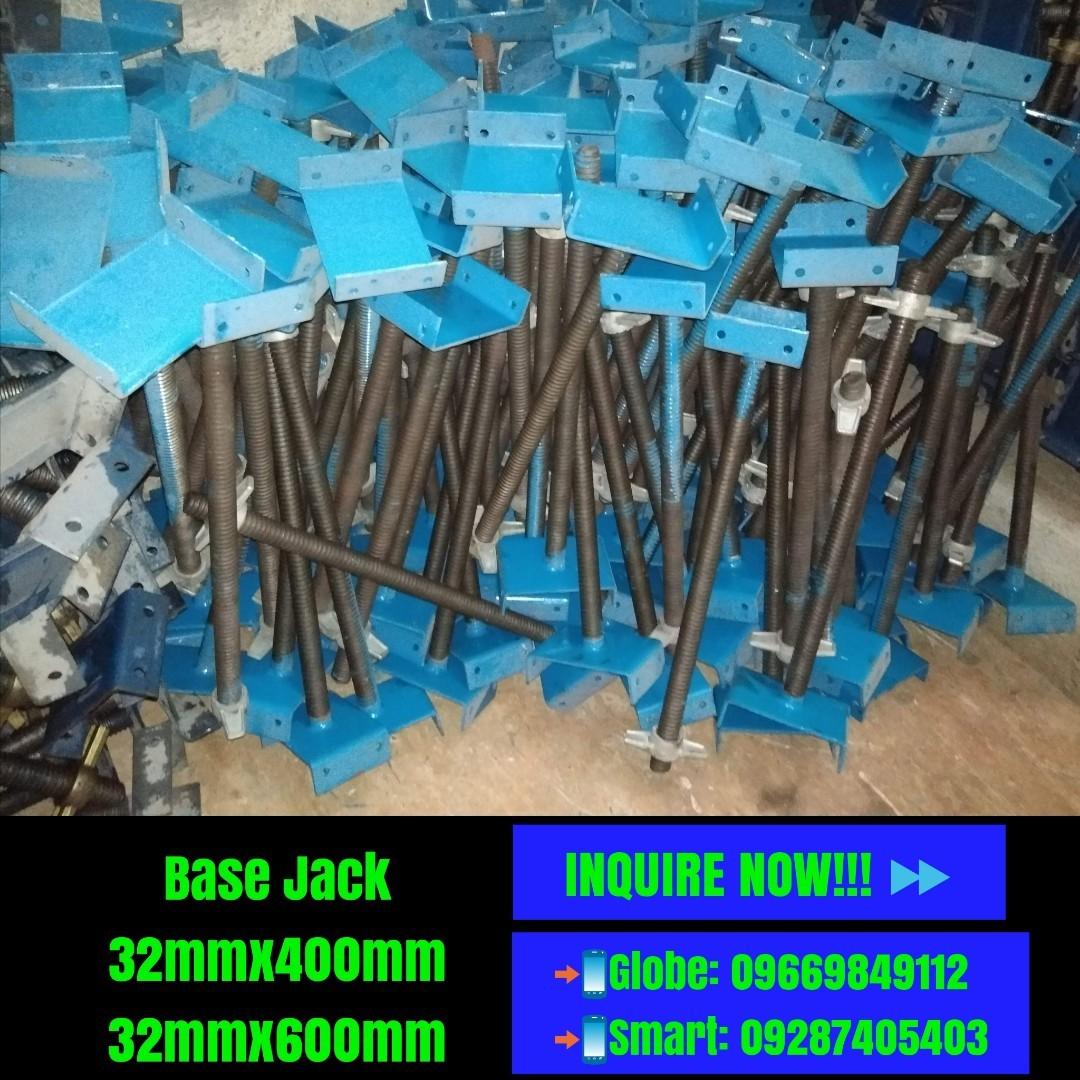 Scaffolding / Formworks/ GI Pipe Swivel clamp Shoring jack Basejack ...
