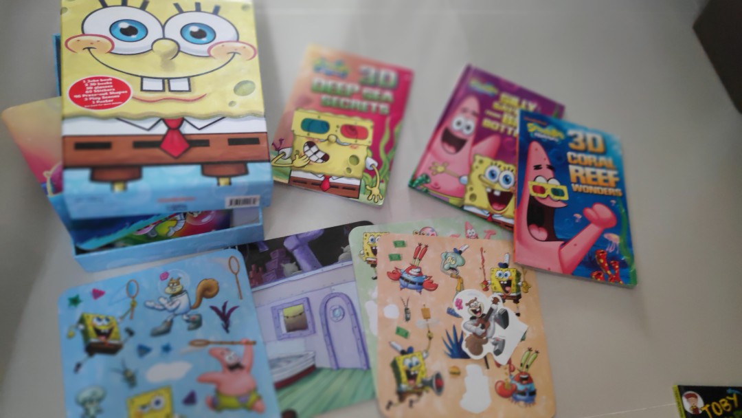 SpongeBob activities book, Hobbies & Toys, Books & Magazines, Children ...