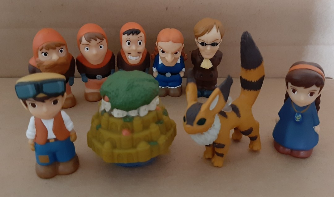 Studio Ghibli Laputa Castle in the Sky Sheeta Pazu Finger Puppet Hayao ...