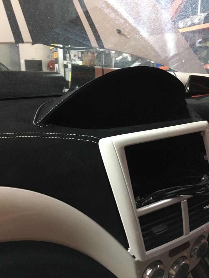 Subaru sti customized new design in full nappa leather And Alcantara ...