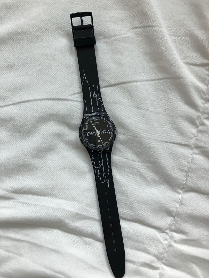 Swatch NYC watch, Women's Fashion, Watches & Accessories, Watches on ...