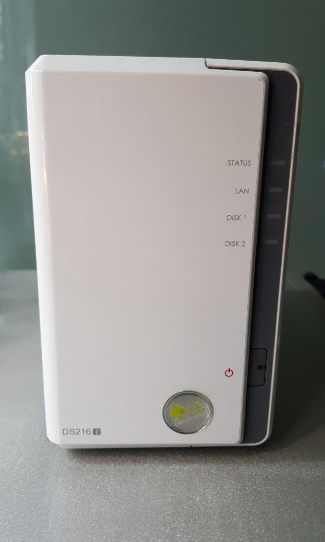 Synology NAS 216J 2 Bay, Computers & Tech, Parts & Accessories, Networking on Carousell