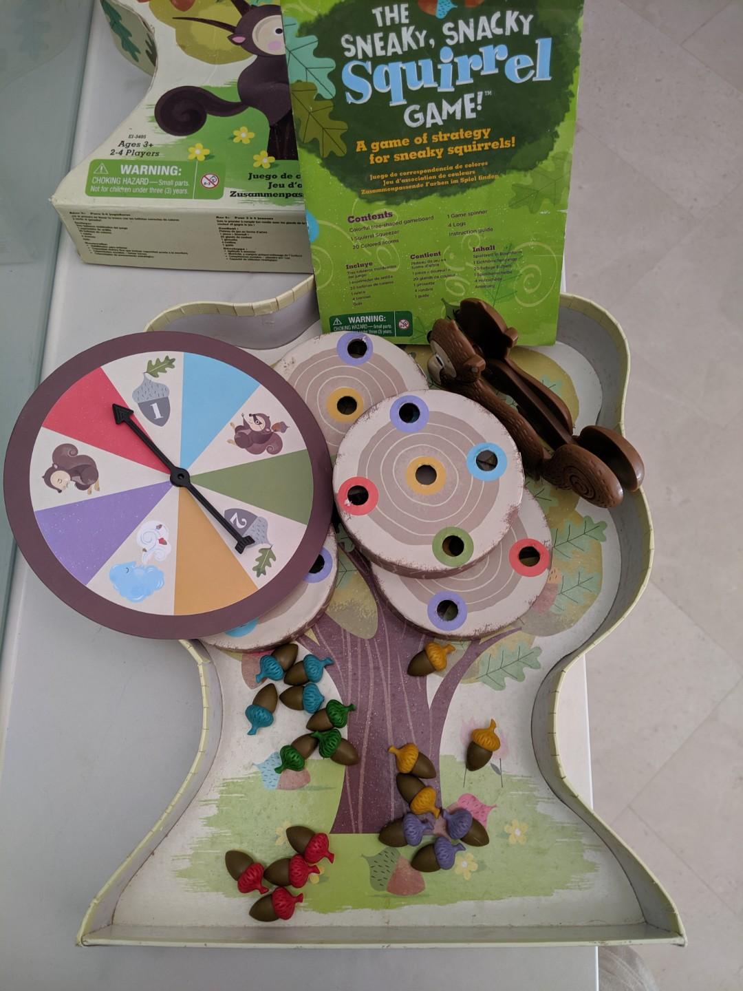 The sneaky snacky squirrel game, Hobbies & Toys, Toys & Games on Carousell
