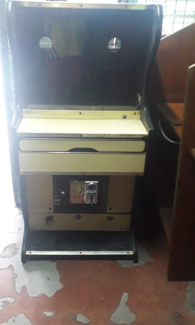 Used Computer table and pisonet box, Furniture & Home Living, Home ...