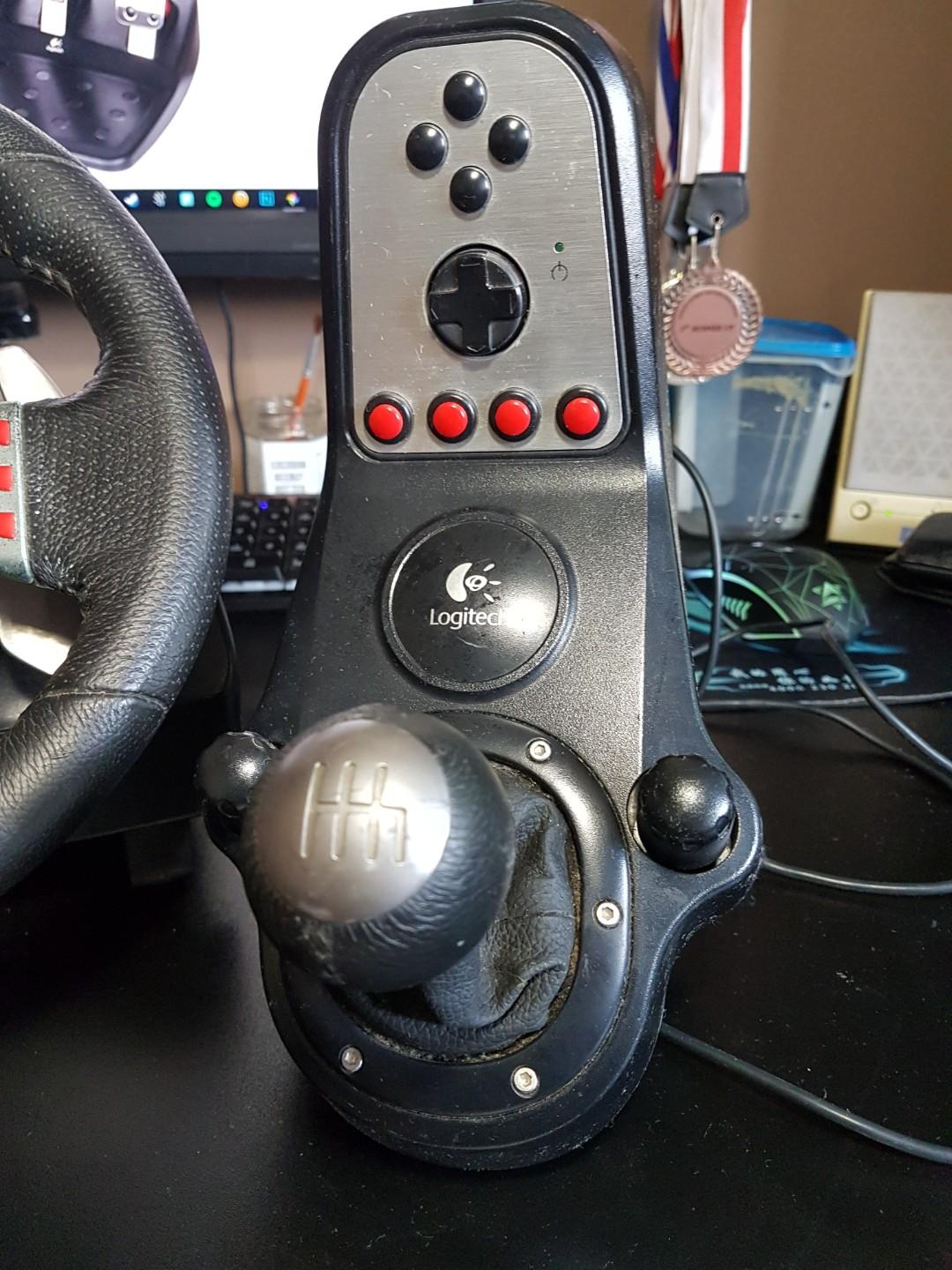 Used LOGITECH G27 racing wheel, Video Gaming, Video Game Consoles ...
