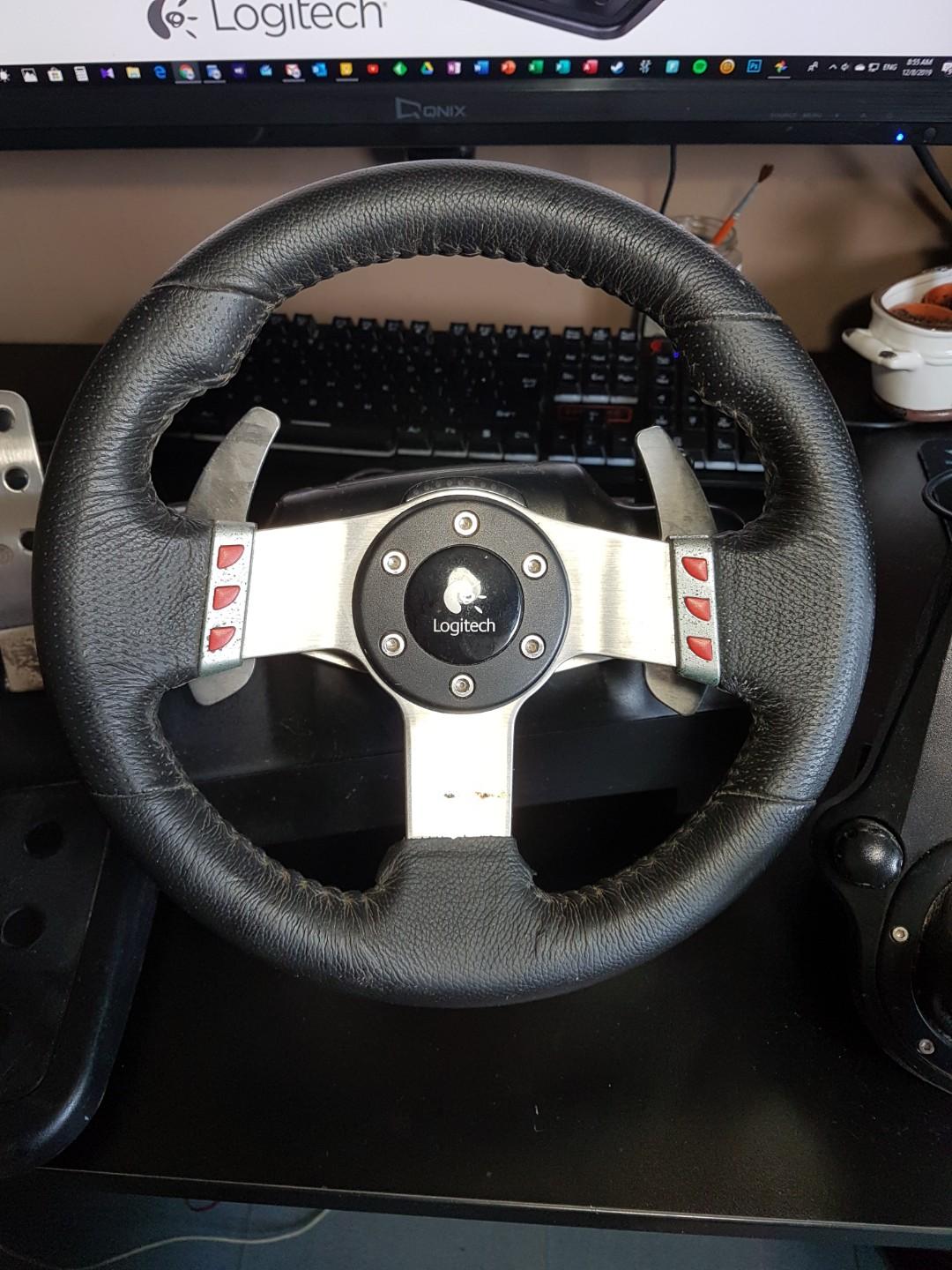 Used LOGITECH G27 racing wheel, Video Gaming, Video Game Consoles ...