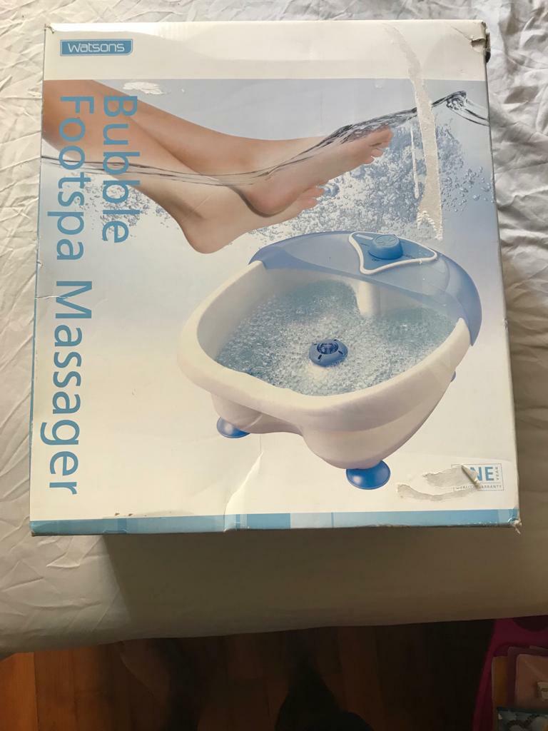 Watson's Foot Spa bubble massager, Beauty & Personal Care, Foot Care on ...