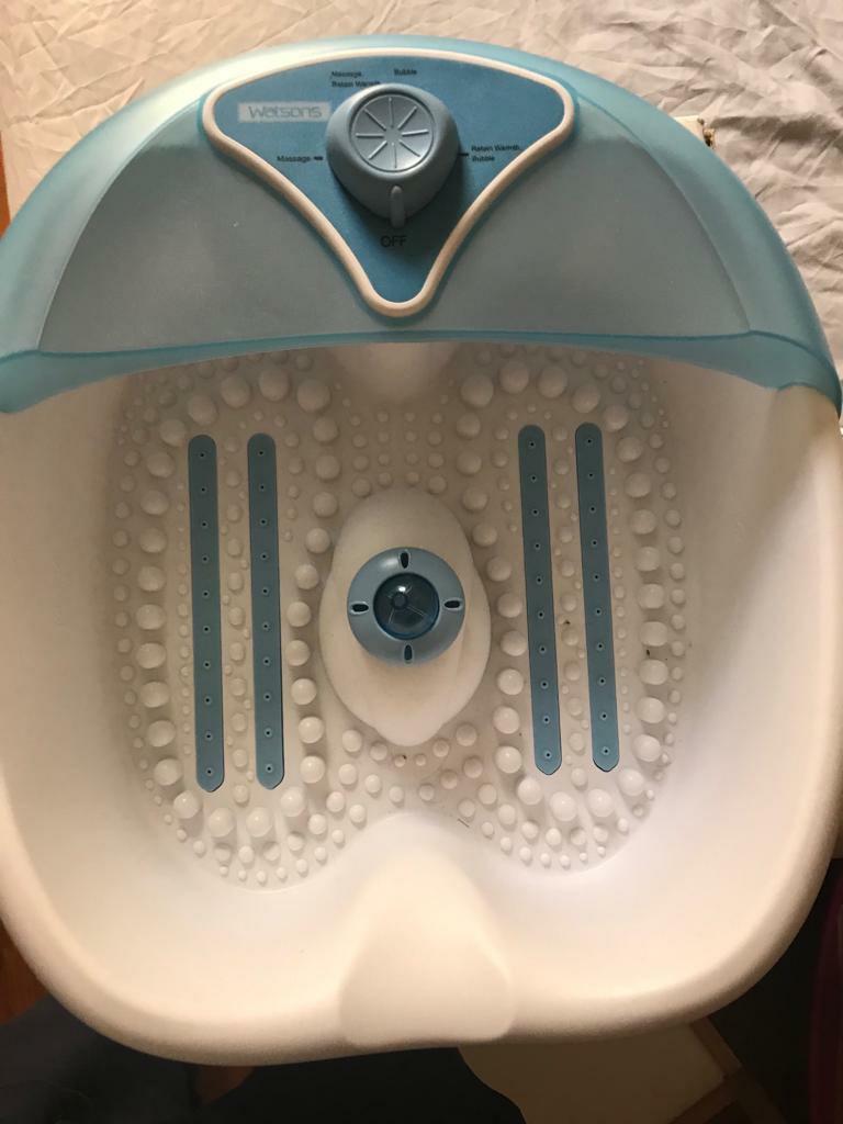 Watson's Foot Spa bubble massager, Beauty & Personal Care, Foot Care on ...