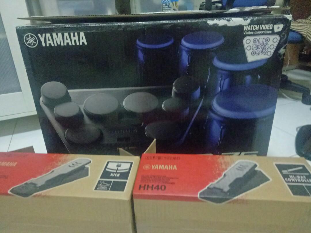 Yamaha DD-75 set with HH40 and KU100, Hobbies & Toys, Music & Media ...