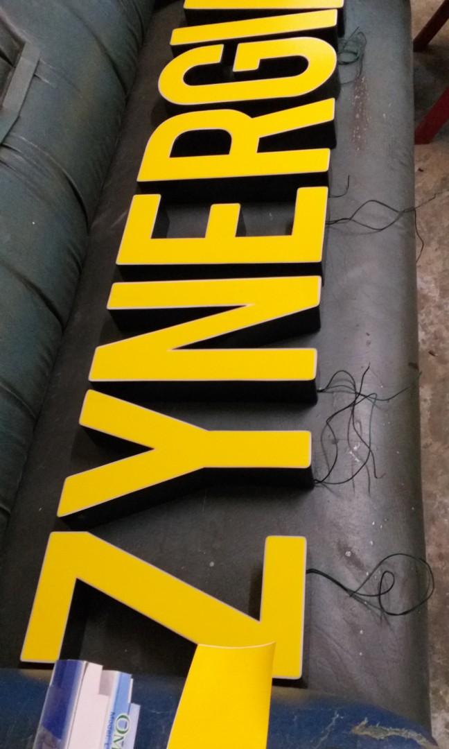 Acrylic Built up letter with Led Lights, Hobbies & Toys, Stationary ...