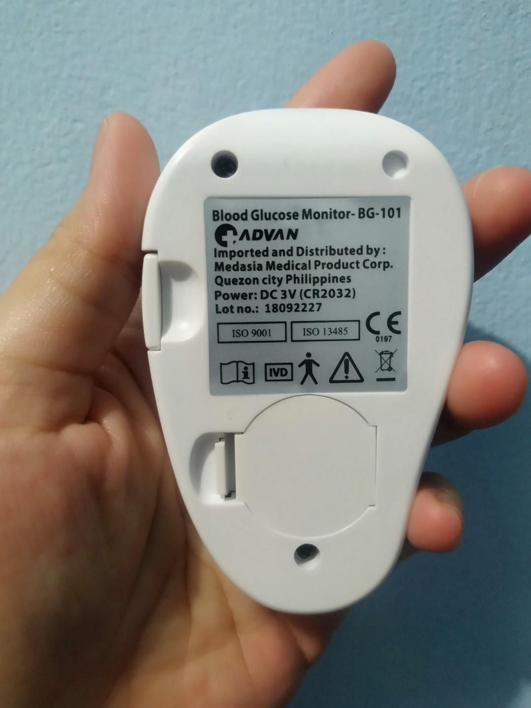 Advan Blood Glucometer, Health & Nutrition, Assistive & Rehabilatory ...