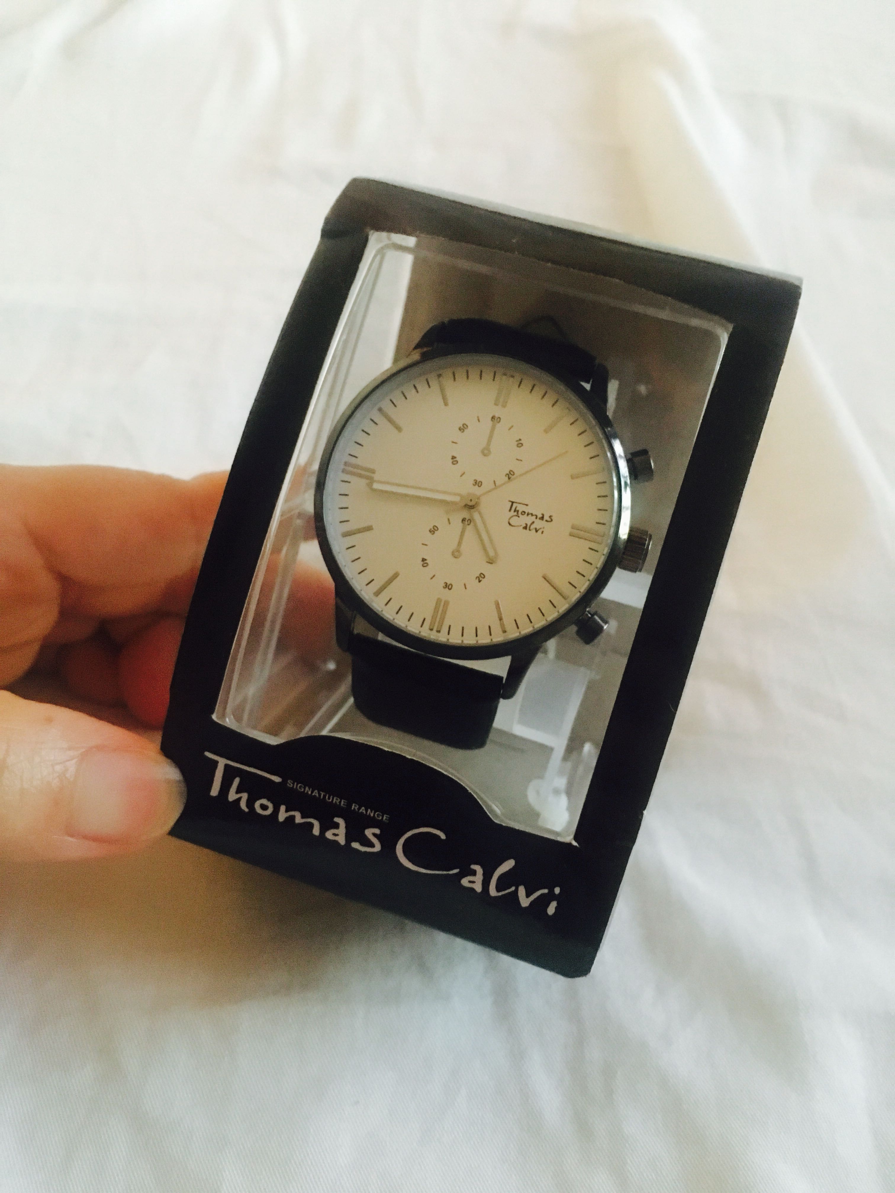 Brand New! Thomas Calvi Men’s Watch Fashion designer’s watch, Mobile ...