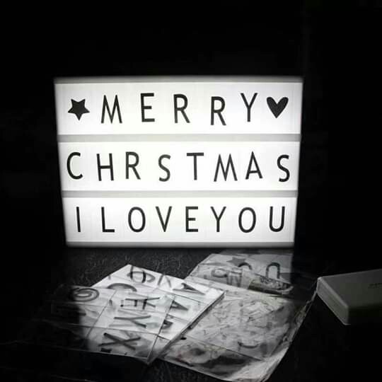 DIY LED FRAME WITH FREE 96 LETTERS, Furniture & Home Living, Home ...